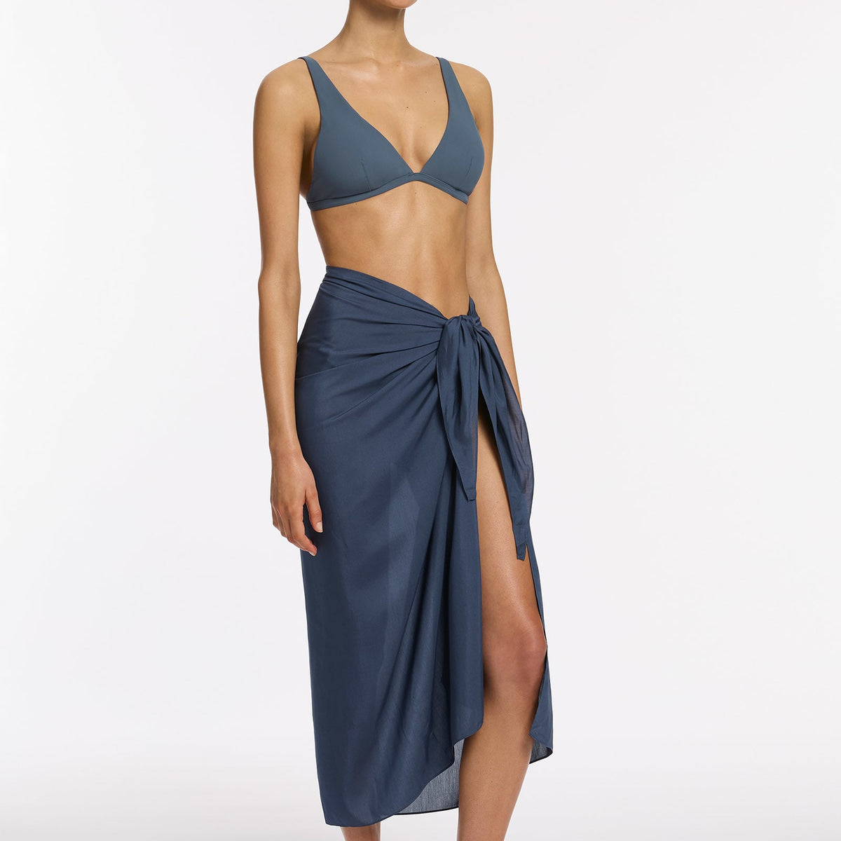 Jetset Sarong - Steel Blue – JETS UK